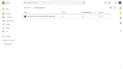 How to host images using Google Drive. – Scattering Clouds