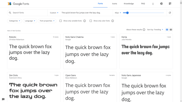 How to use Google Fonts the right way. – Scattering Clouds